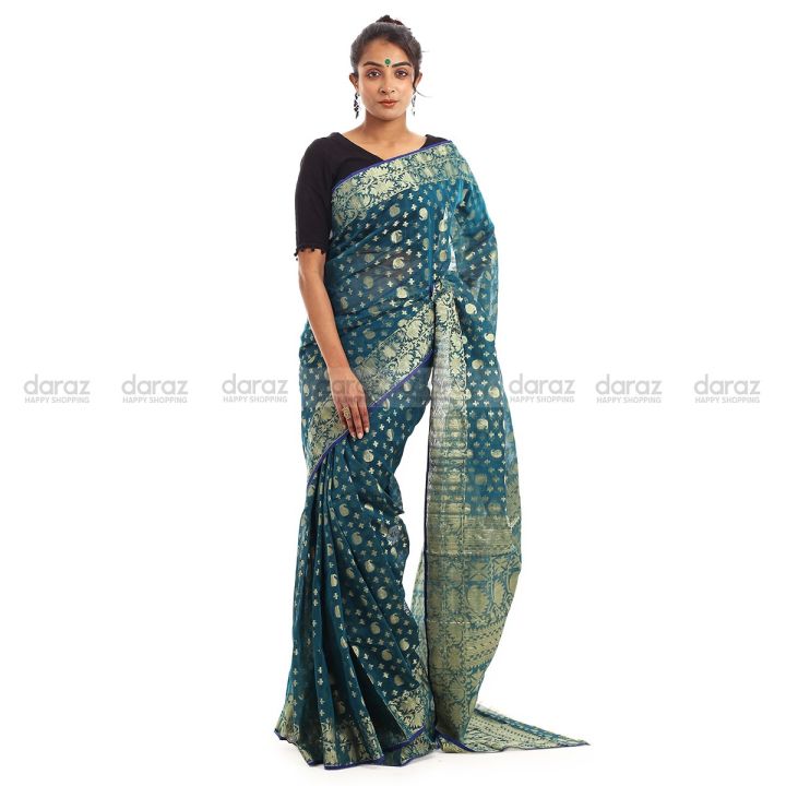 Women's Purple Colour Half Silk Sharee Without Blouse Piece | Daraz.com.bd