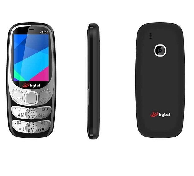 Kgtel KT200 Feature Phone Dual Sim Black | Daraz.com.bd