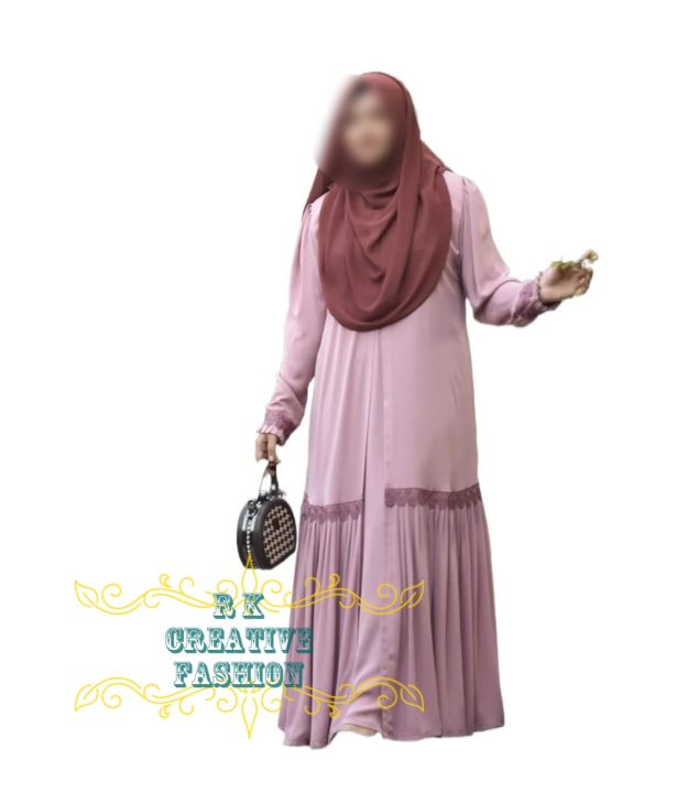 Dubai cherry fabric les Arabian adjust part kuchi borka without hijab ...