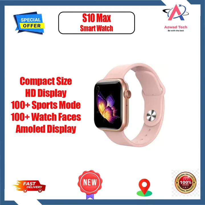 S10 Max Laxasfit Smart Watch 2.29" AMOLED Display NFC Series 10 ...