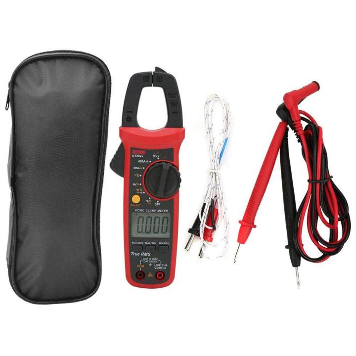 UNI-T UT204+ Digital Clamp Meter AC/DC Current Tester (600A) True RMS ...