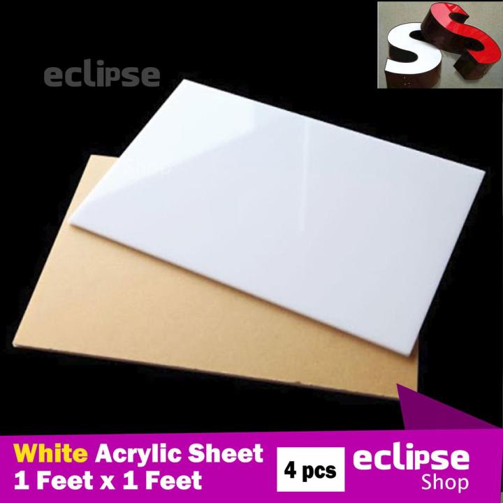 Acrylic Sheet opal White A grade for Letter and DIY Crafting 2mm thick ...