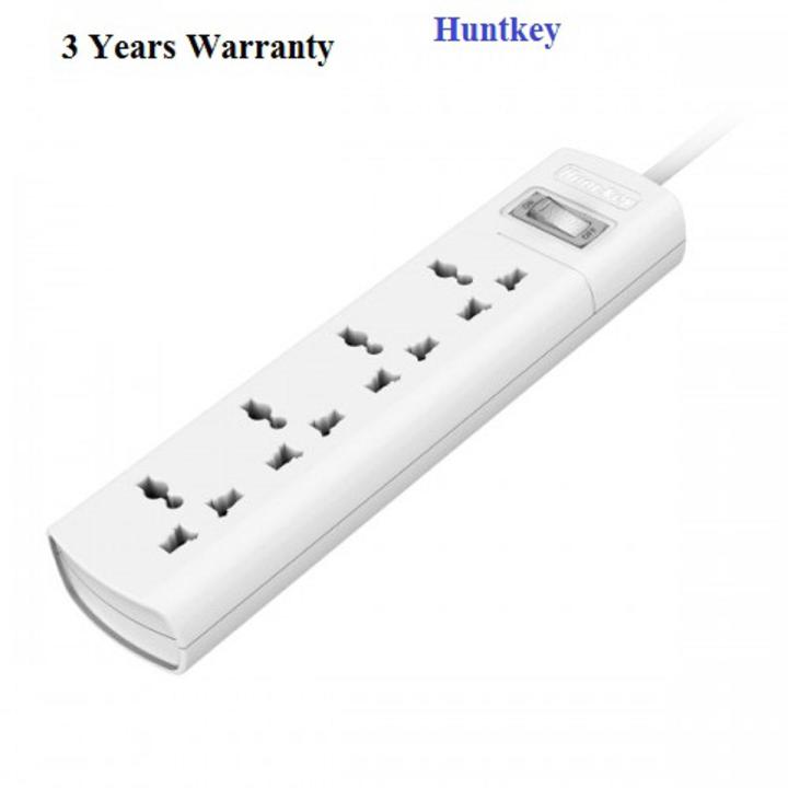 Multiplug HUNTKEY SZM401 One Switch Surge Protection Power Strip with ...