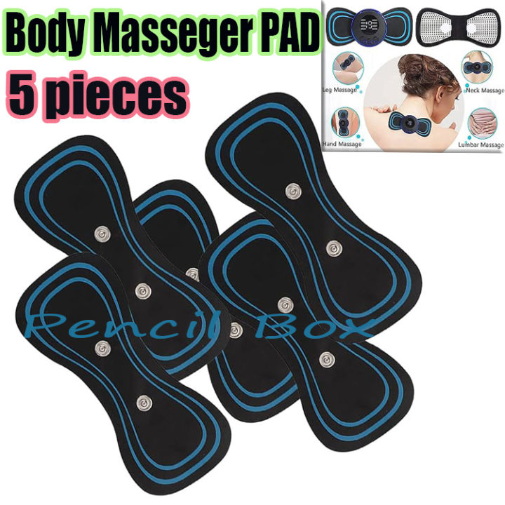 EMS Mini Neck Massager PAD 5 Pieces | Daraz.com.bd