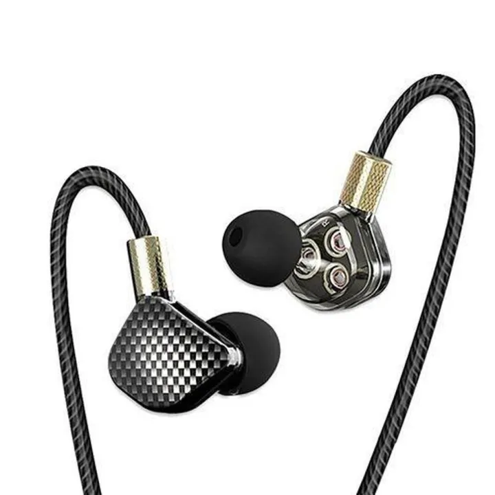 KD6 3 Dynamic Driver System Speakers HIFI Bass Subwoofer In Ear ...