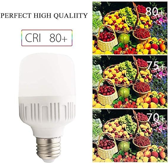 LED Light Bulbs Screw Base, Edison Plastic Lamp Bulbs, 5 watt Base E-27 ...