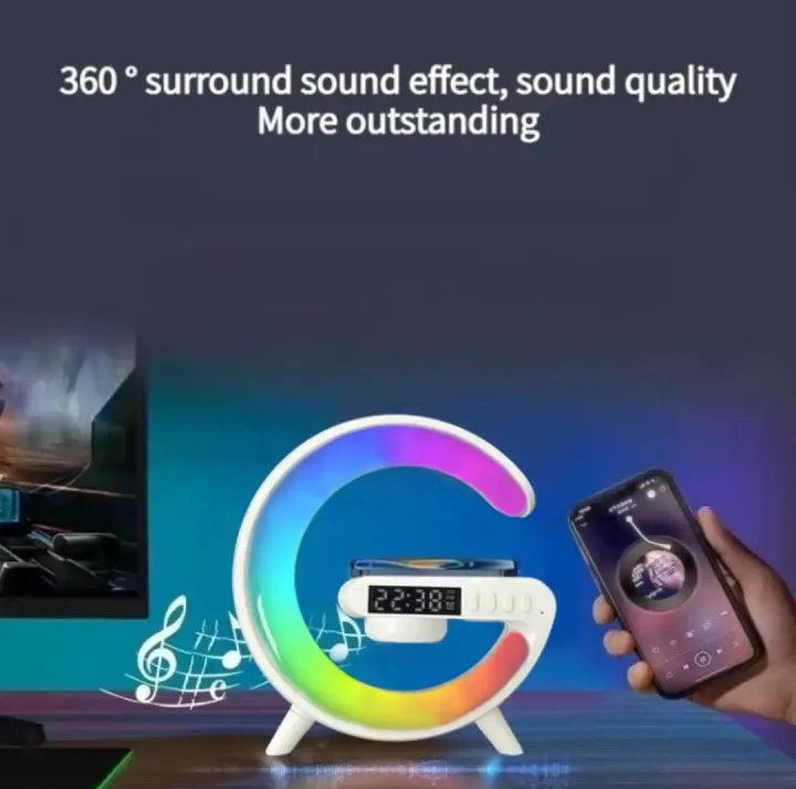 G63 Smart Light Sound Machine Fast Charging with Alarm Clock | Daraz.com.bd