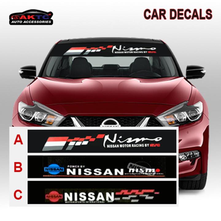 NISMO Car Universal Windshield reflective sticker Sport Windshield ...