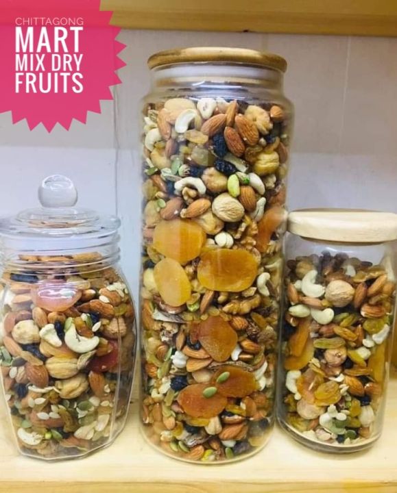 Organic Mixed Dry Fruits & Nuts 1kg | Daraz.com.bd