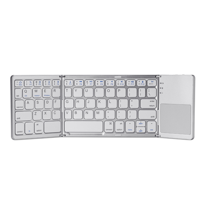 Mini Tri-Fold Wireless Bluetooth Keyboard Portable Universal Keyboard ...