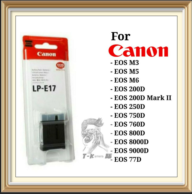 Canon LP-E17 DSLR Camera Battery For 200d 750d 760d 77d 800d 250d High ...