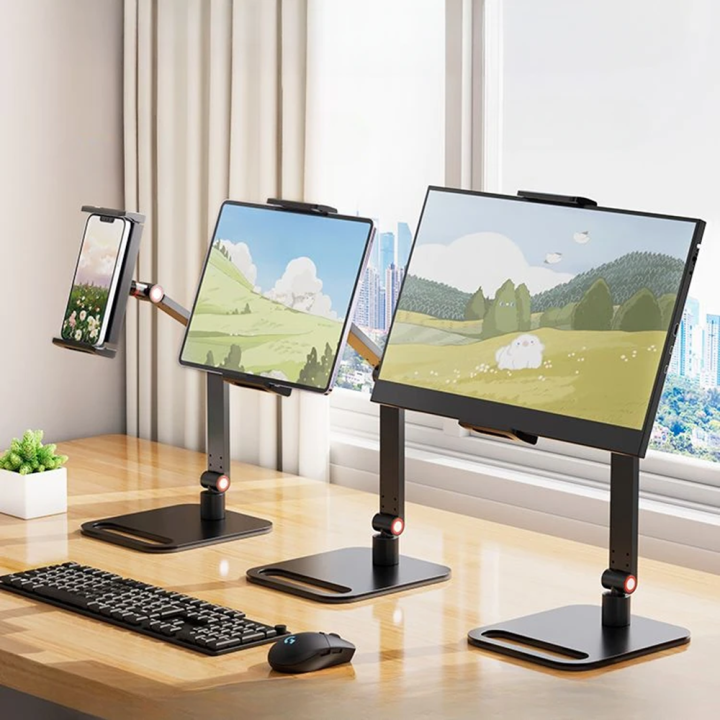 Expandable Portable monitor holder Sturdy External Universal Metal ...