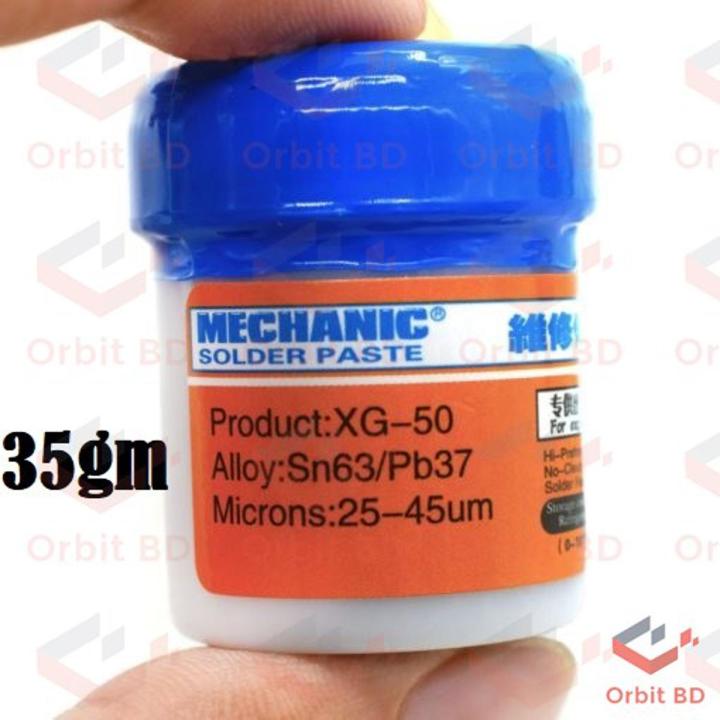 MECH-ANIC Solder Paste 35g Mechanic Repairing Solder Soldering Paste XG-50 Flux Easy Welding ...