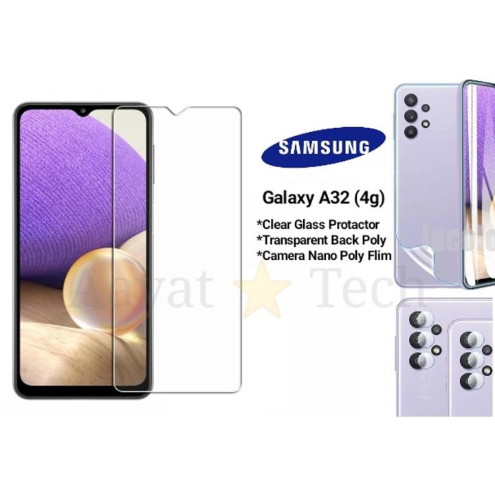 3in1 Protector Combo Pack For Samsung Galaxy A32 (4g) (Clear Screen ...