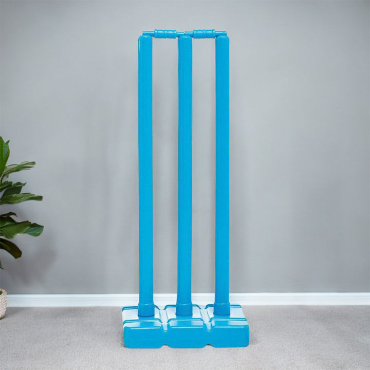Cricket Plastic Stumps/Yellow,Blue | Daraz.com.bd