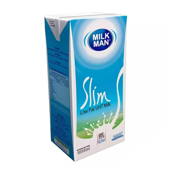 Pran Milkman Slim Low Fat UHT Milk - 1000ml | Daraz.com.bd