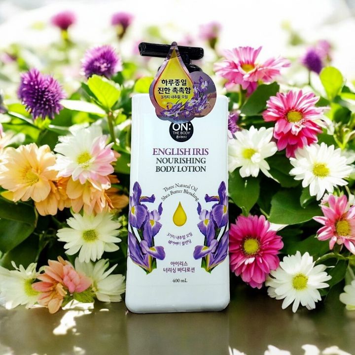 on the body english iris nourishing body lotion 400ml | Daraz.com.bd