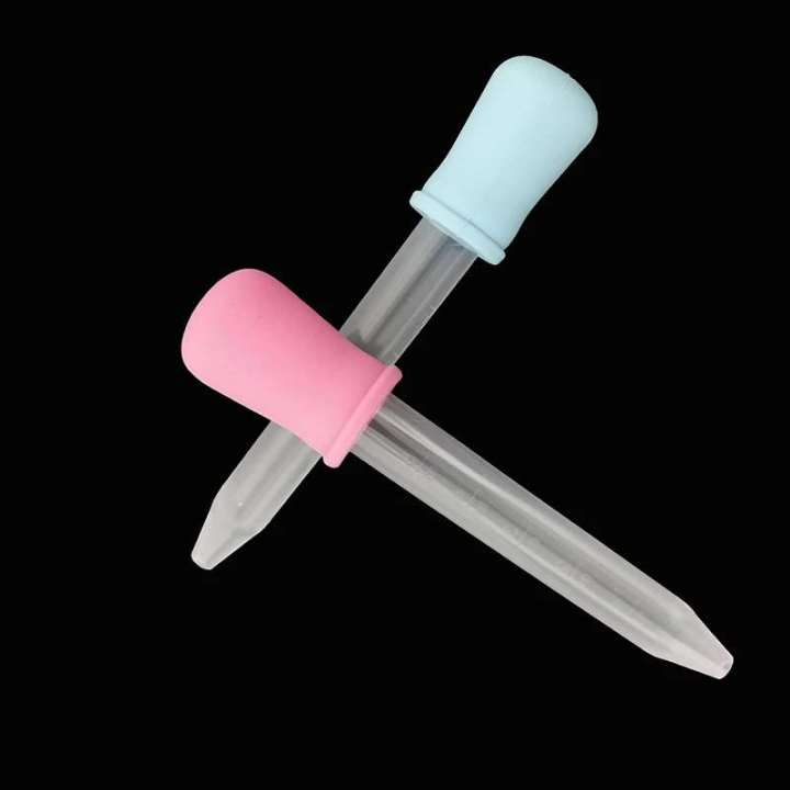 Baby Feeding Medicine Dropper Liquid Dropper 5ml (Color as per Stock ...