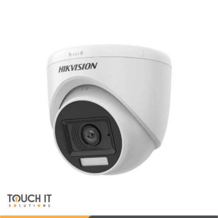 HIKVISION DS-2CE16D0T-LFS Full Color 2MP Smart Hybrid Light Audio Fixed Mini Bullet Camera ...