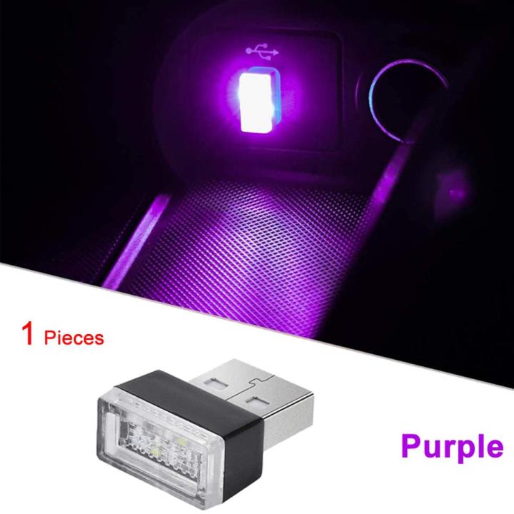 Mini USB LED Night Lights Car Interior Atmosphere Lamp Auto Decoration Ambient Lighting LED Neon ...