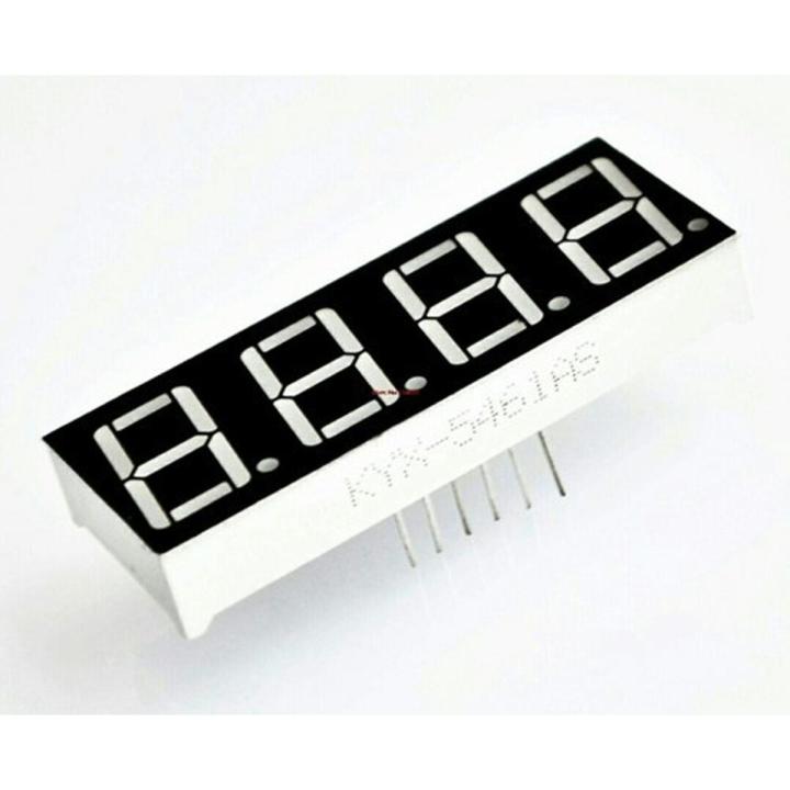 4-Digit 7-Segment Display 0.56" Common Cathode 3-Digit LED Display Digital Tube Compatible with ...