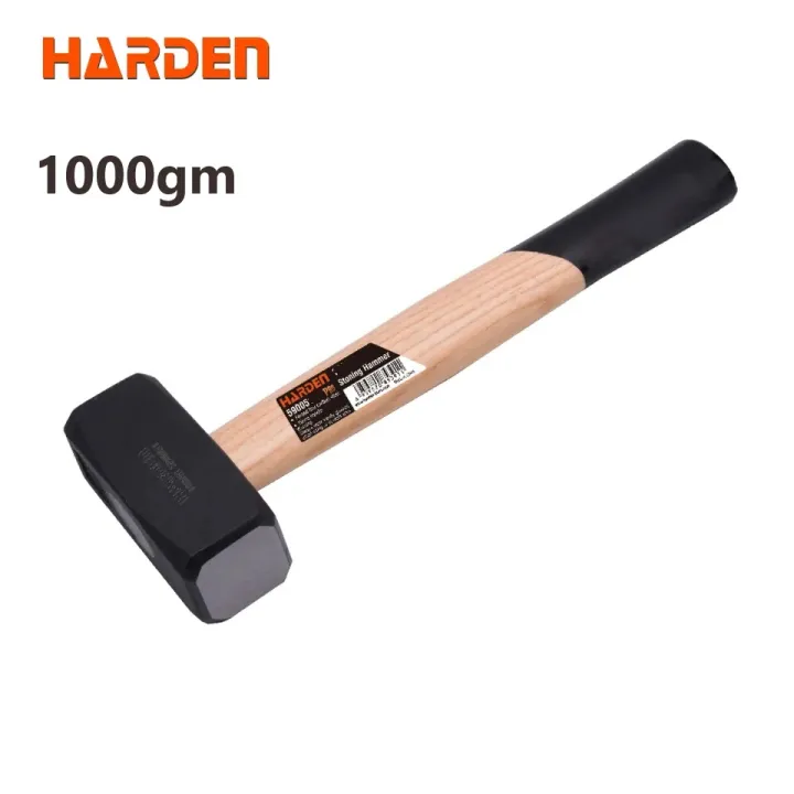 Harden 1000g Stoning Hammer ( 1kg ) With Wood Handle 590051 | Daraz.com.bd