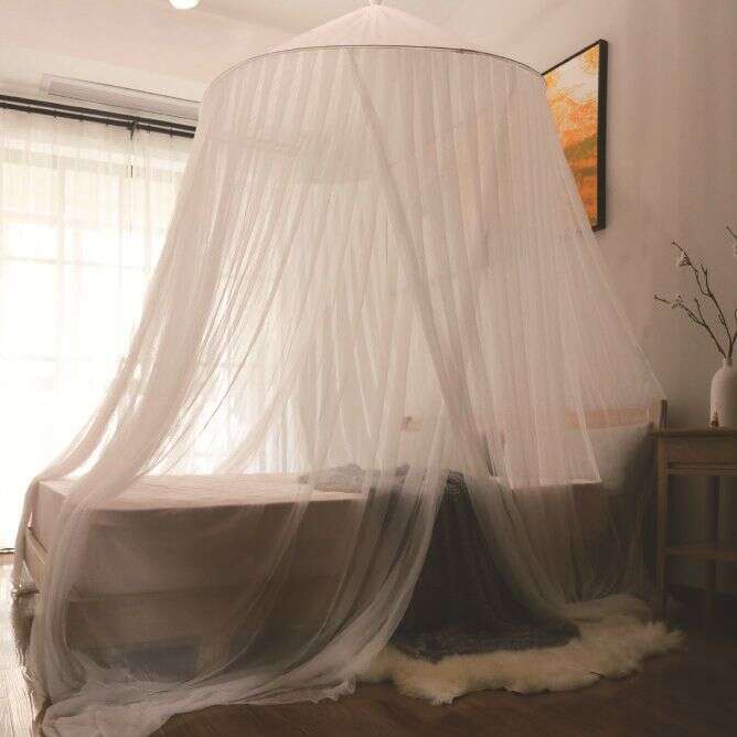 Encrypted and minimalist MOSQUITO NET single door proof decorative dome ...