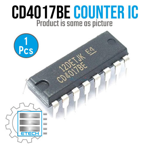 CD4017 CD4017BE 4017 DIP - 16 CMOS Decade counter IC Divider Decimal ... CD4017 CD4017BE 4017 DIP - 16 CMOS Decade counter IC Divider Decimal ...
