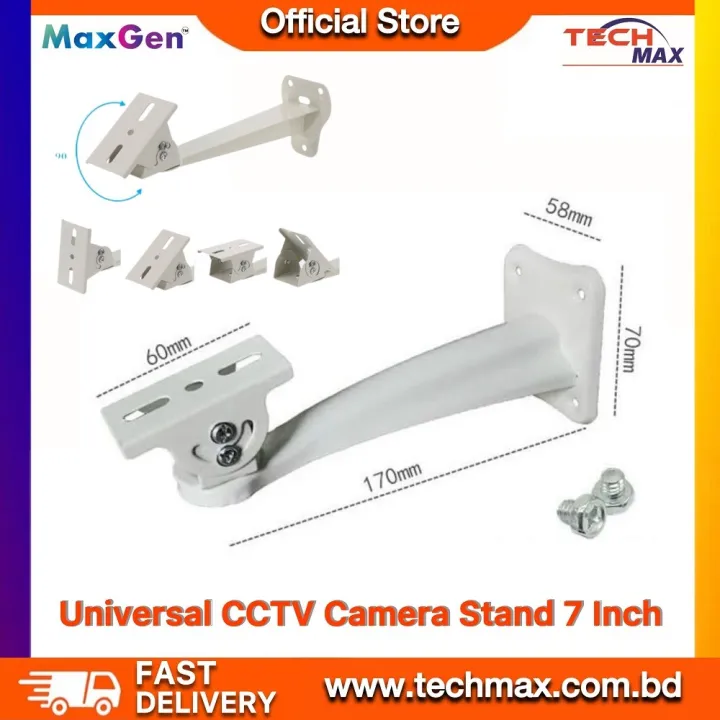 Universal CCTV Surveillance Camera Bracket Wall Mount Support Stand ...