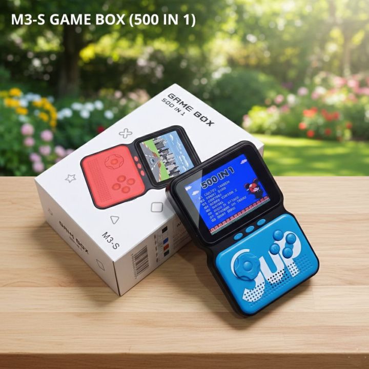 M3-S Sup Game Box 500 In 1 Retro Classic Portable Mini Gaming Console ...