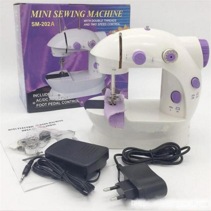 Mini Electronic Sewing Machine - DC 6V 800mA - White | Daraz.com.bd
