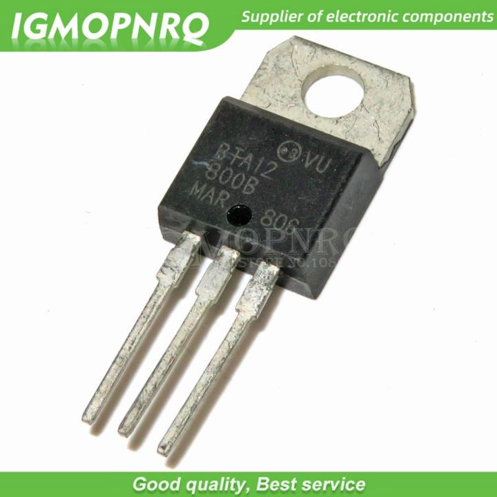 5pcs BTA12-800B BTA12-800 BTA12 TO-220 Triacs 12 Amp 800 Volt new ...
