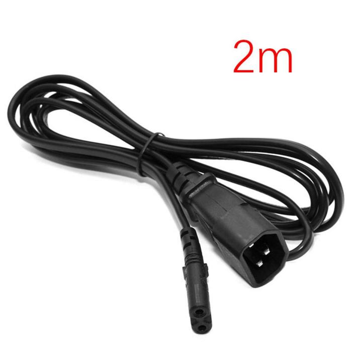 IEC 3-Pin C14 Male to C7 Female Converter Adapter Cable for PDU UPS ...