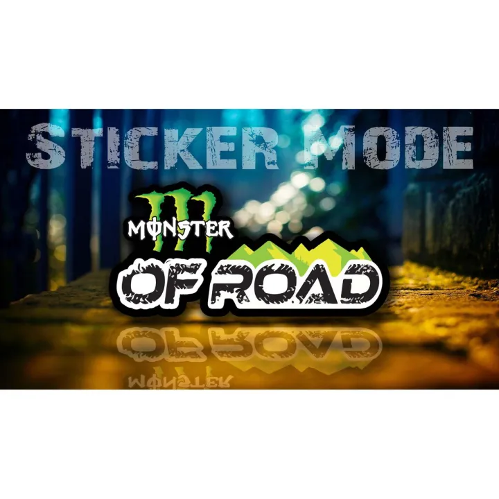 Sticker For Bike | Monster Of Road | Best Quality Sticker For Bike ...