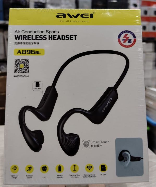 Awei A886BL Air Conduction Wireless Headphones Bluetooth | Daraz.com.bd