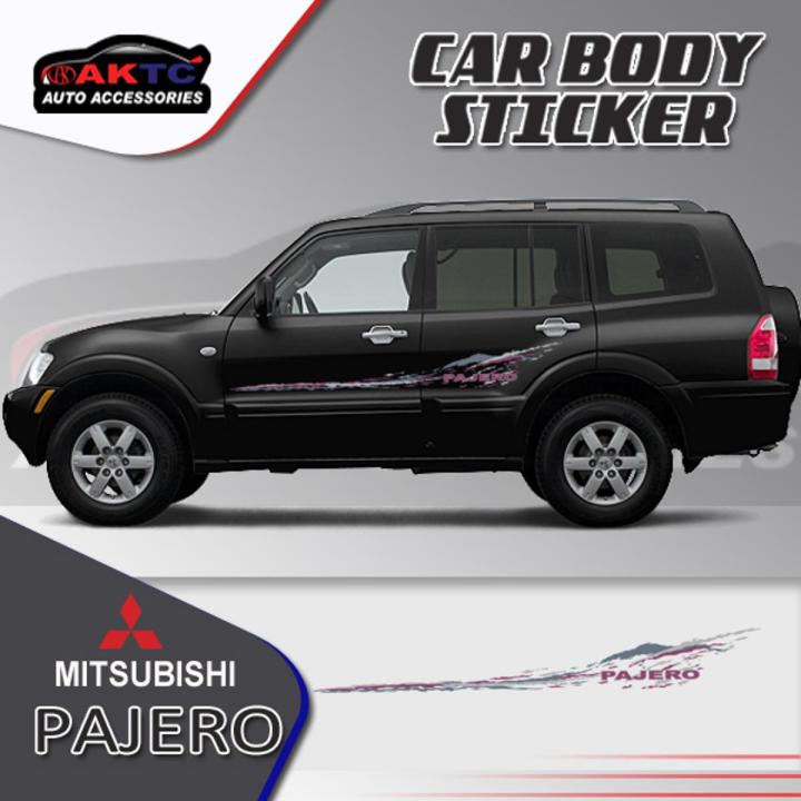 MITSUBISHI PAJERO body sticker car vinyl sticker car graphics decals ...