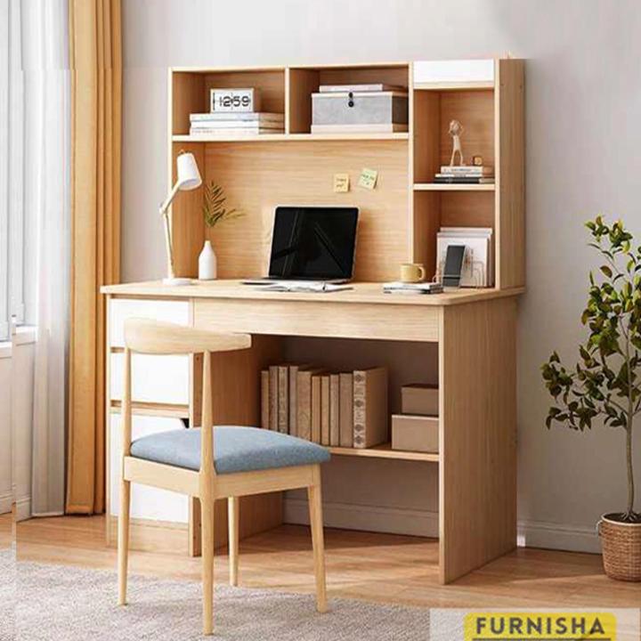 Furnisha Decor left side Drawer Reading Table with Multi Storage Space ...