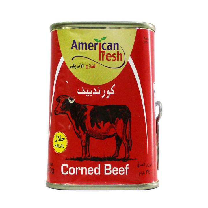 American Fresh Corned Beef Halal 340gm(U.S.A) | Daraz.com.bd