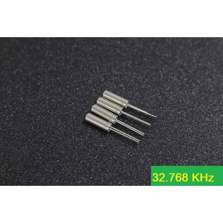 5Pcs- 32.768KHz RTC CRYSTAL Oscillators 32.768KHZ Cylindrical Real Time Clock Passive Quartz ...