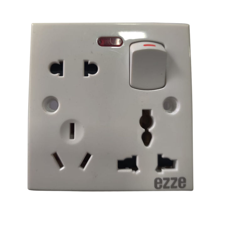 6 PIN Multi Power Socket Point | Daraz.com.bd