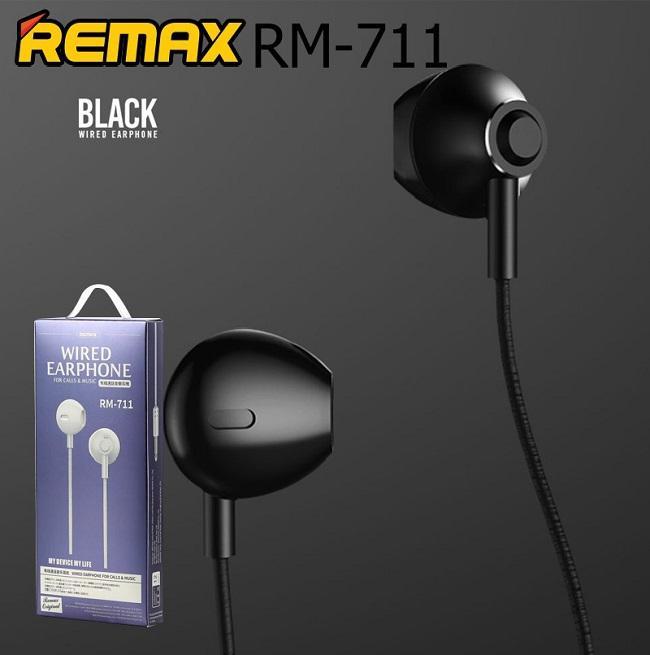REMAX R.M-711 WIRE CONTROLLED EARPLUG TYPE EARPHONE | Daraz.com.bd