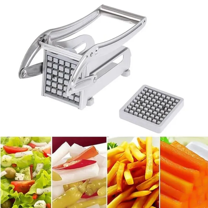Stainless Steel 2-Blade French Fry Cutter Machine, Commercial Potato ...