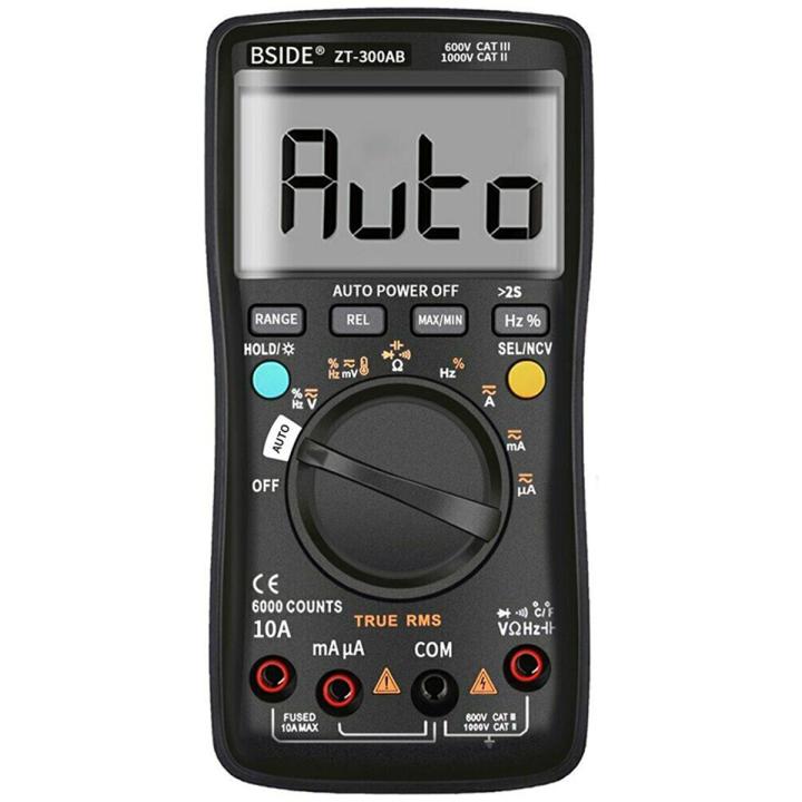 BSIDE ZT-300AB Digital Multimeter Wireless Technology Ammeter True RMS ...