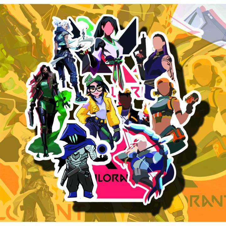 Valorant Stickers For Laptop Mobile Sticker Pack | Daraz.com.bd