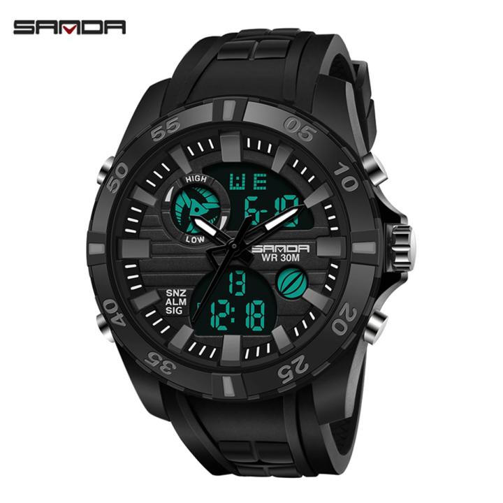 SANDA New Product Launch Creative Men's Watch Waterproof Sports Watch ...