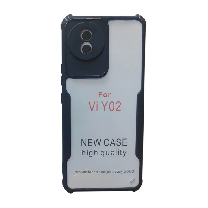 Vivo Y02 Edge - Durable and Very Reliable - Reinforced Clear Hybrid ...