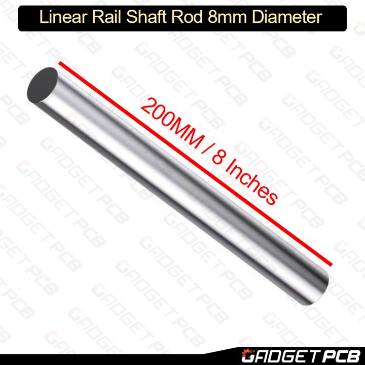 8mm Smooth Rod 8mm Linear Shaft Stainless Steel Smooth Rod Length 150mm ...
