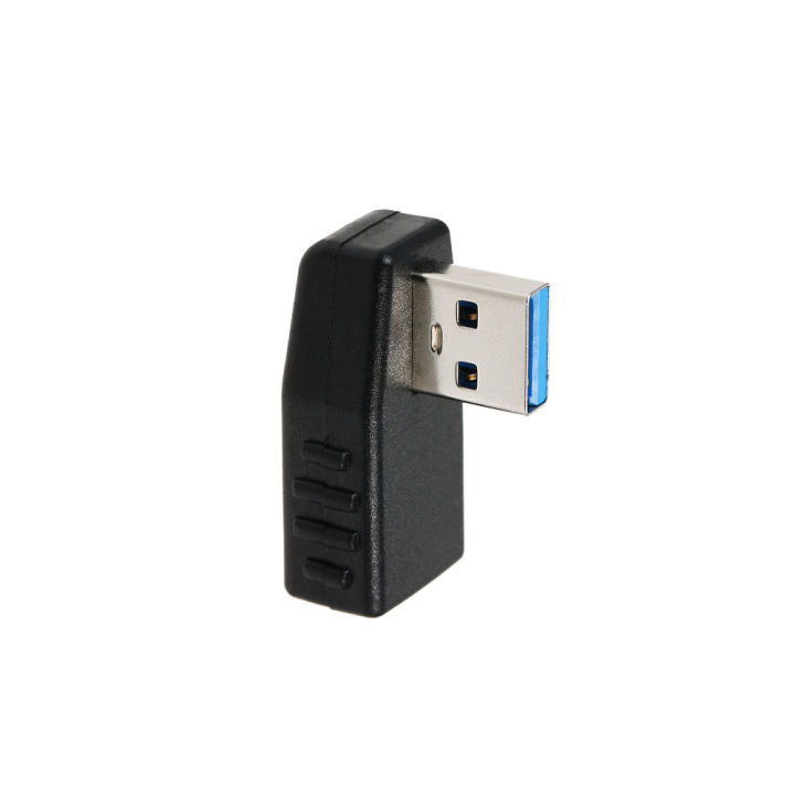 HXSJ USB 3.0 Adapter Vertical Male to Female Right Angle Type-A Adapter ...