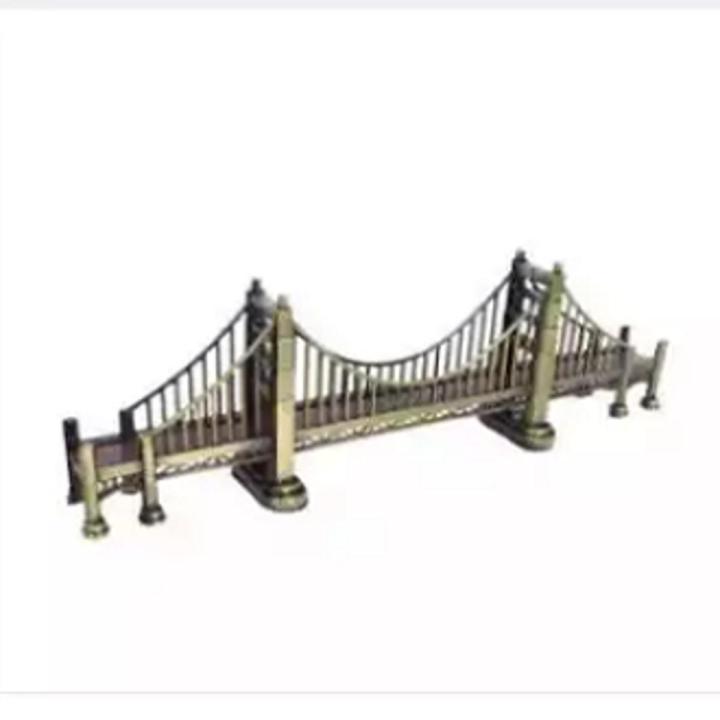 Golden Gate Bridge Showpiece - Light Golden | Daraz.com.bd