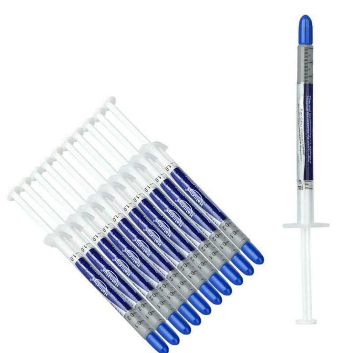 5Pc Syringe Thermal Grease Gray CPU Chip Heatsink Paste Conductive ...